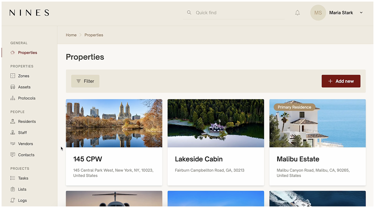 Simplify your luxury property management with Nines - Nines